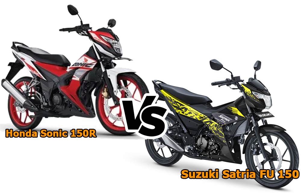 Duel Motor Ayam Jago : Honda Sonic 150R vs Suzuki Satria FU 150, Mana ...